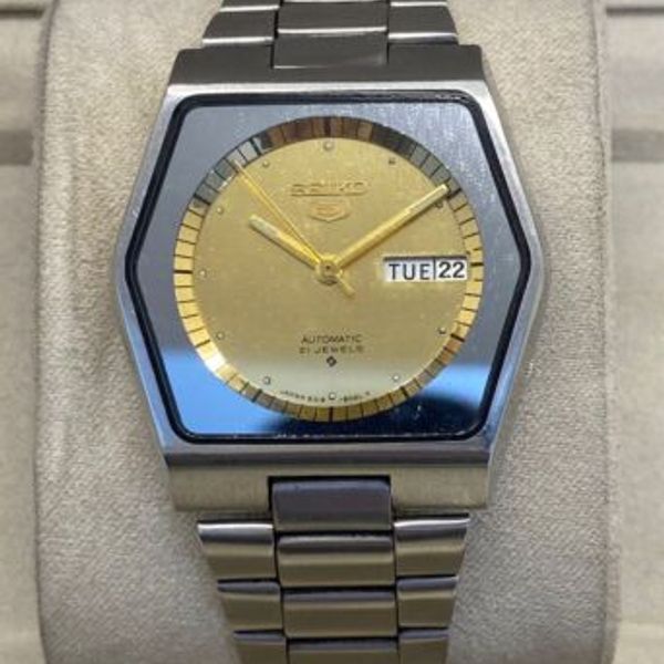 Vintage Seiko 5 automatic 6319 day/date men's wrist watch | WatchCharts ...