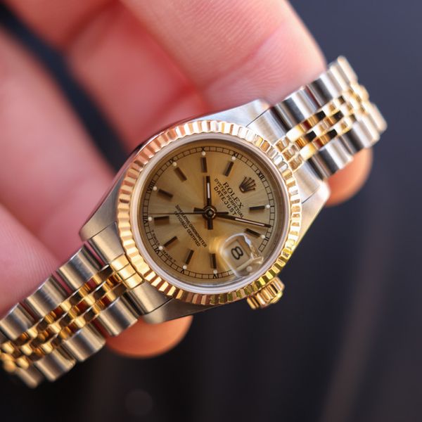 FS: 1988 Rolex Ladies Datejust Ref. 69173 | Champagne Dial ...