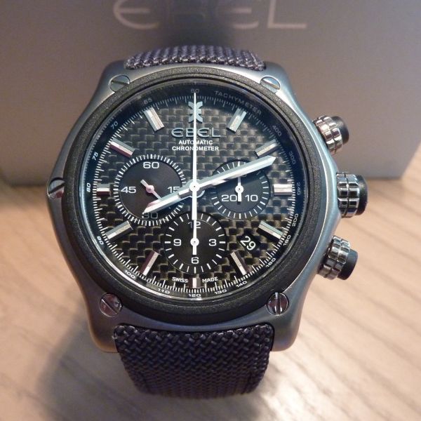 SOLD ** FS: Ebel Chronograph Titanium & Carbon Fiber Dial ** REDUCED ...