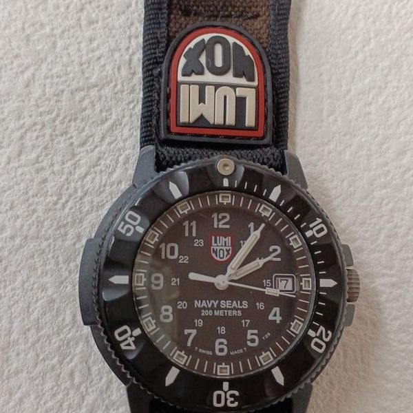 LUMINOX Navy SEALs 3900 Men Quartz Black Dial Watch Japan - Rank B ...