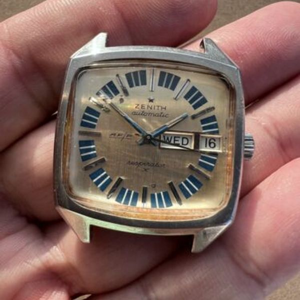 Zenith Automatic Respirator AF/P Working Vintage Watch | WatchCharts ...