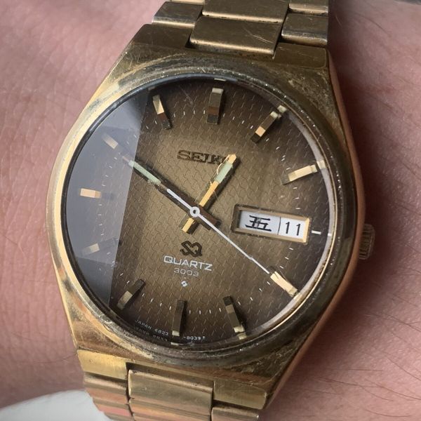 Rare Seiko Quartz 4823 Prism Crystal + Vintage President Read ...