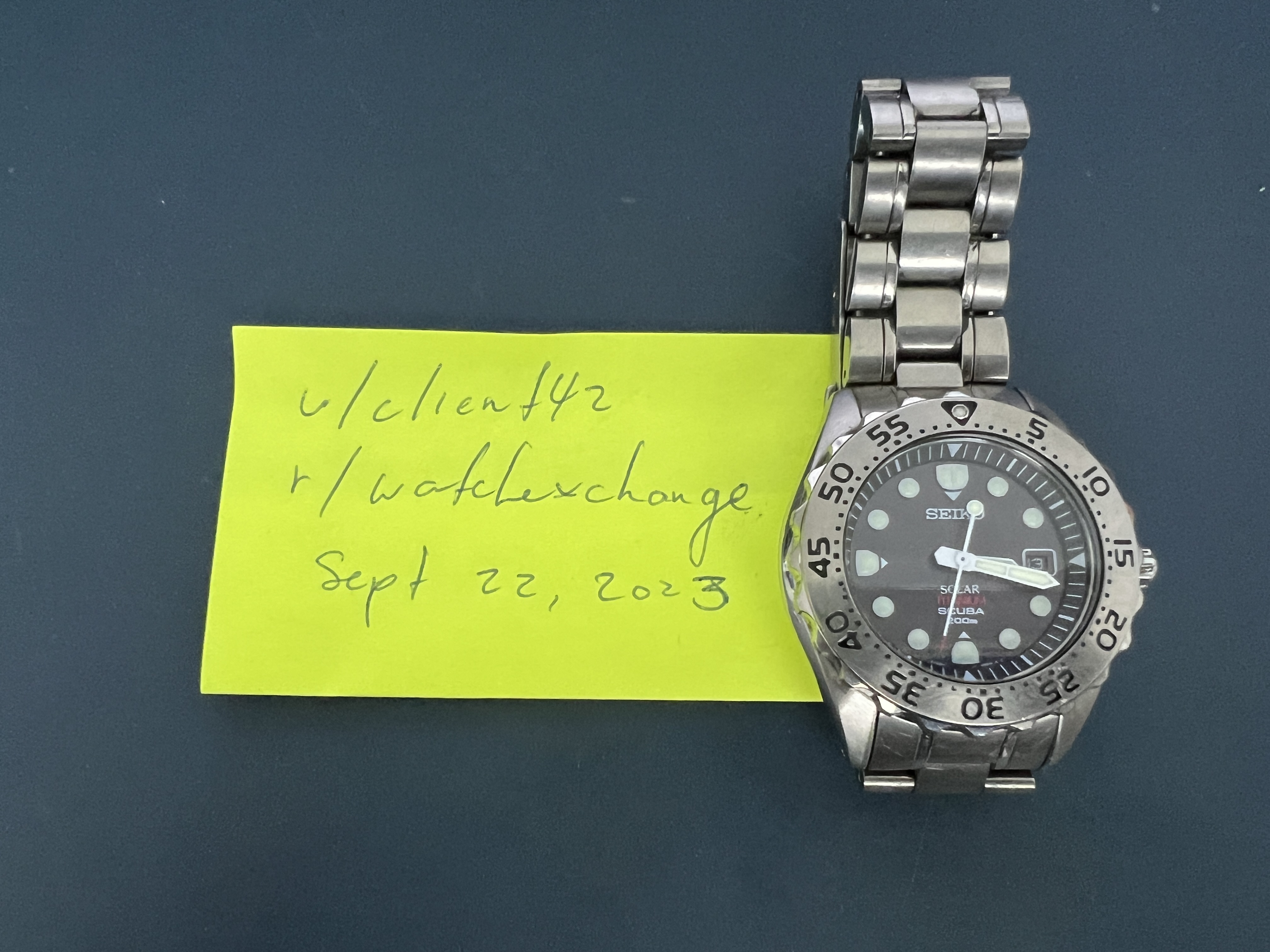 [WTS] Seiko Prospex SBCB007 V145 Solar Quartz Titanium Diver 200M ...