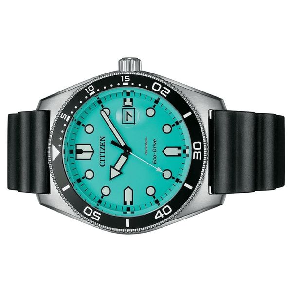 Citizen Eco-Drive Turquoise Dial Men's Watch AW1760-14X | WatchCharts ...