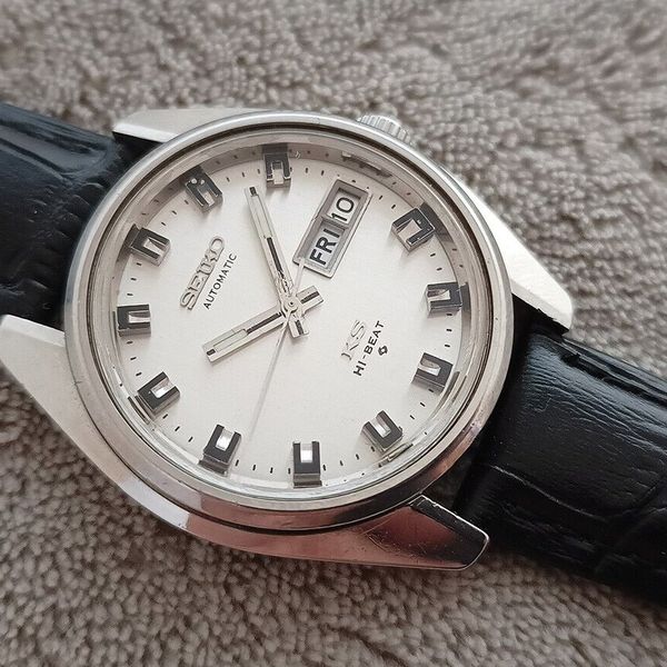 ์NICE & RARE VINTAGE KING SEIKO HI-BEAT 5626-7000 AUTOMATIC 25 JEWELS WATCH | WatchCharts