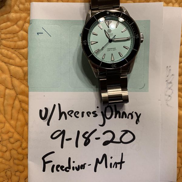[WTS] TRASKA FREEDIVER V1 mint dial PRICE DROP | WatchCharts Marketplace