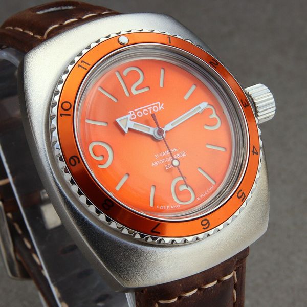 Vostok Amphibia Scuba Dude Custom Russian Dive Watch, New, Boxed, UK ...