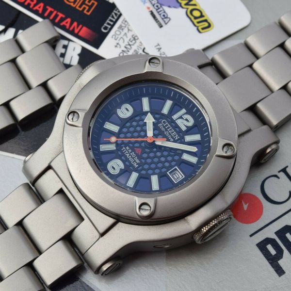 Serviced Citizen Promaster Robert Swan Super Tough B872-H21955 PMX56 ...