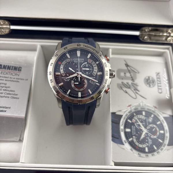 Eli Manning Limited Edition Citizen Eco Drive W/ Boxes, manuals ...