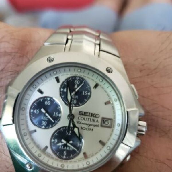 Seiko Coutura Chronograph 100m. Stainless Men's Quartz Watch. | WatchCharts