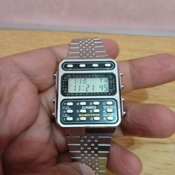 Rare Vintage Casio Watch CFX 200 Scientific Calculator LCD Digital ...