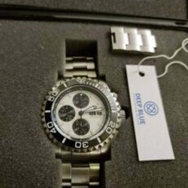 DEEP BLUE MASTER CHRONO 7750 SWISS VALJOUX 7750 L.E. 45MM 1000M WATCH ...