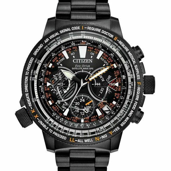 CITIZEN MENS $2500 PROMASTER SKY ECO-DRIVE SATELLITE WATCH, GPS, CC7015 ...
