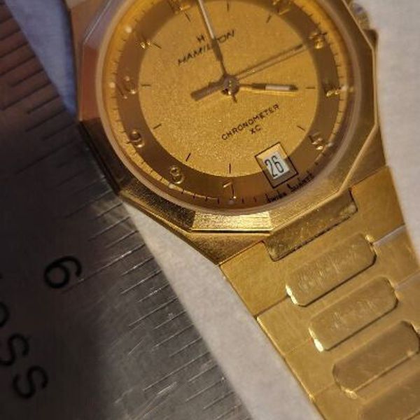 I’m Selling a Used HAMILTON Quartz Wristwatch in a Gold-Plated Case ...