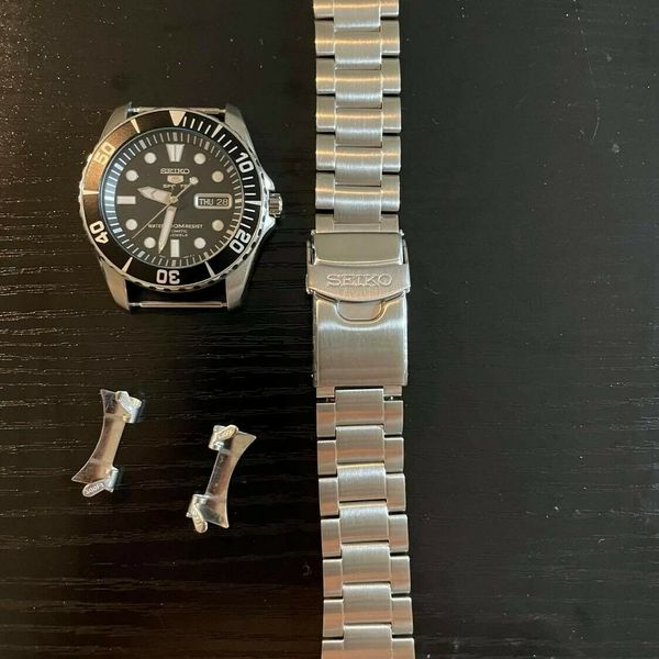 Seiko 5 Sports Men's Black Watch - SNZF17 | WatchCharts