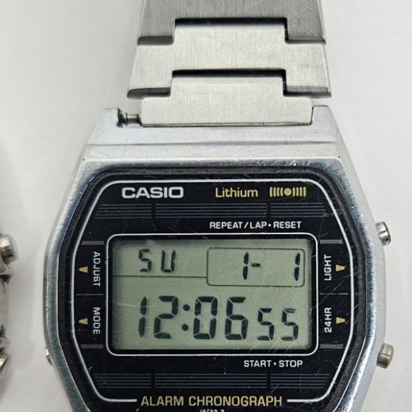 Casio Digital Watch Lithium Alarm Chronograph WR 50M Band Parts ...