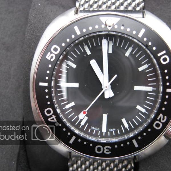 SOLD: Dagaz Typhoon T2 Helo Dive Dial - With Mesh Bracelet Upgrade ...