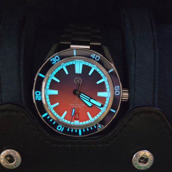 Zelos Swordfish Automatic Dive Watch Dusk 40mm BNIB | WatchCharts ...