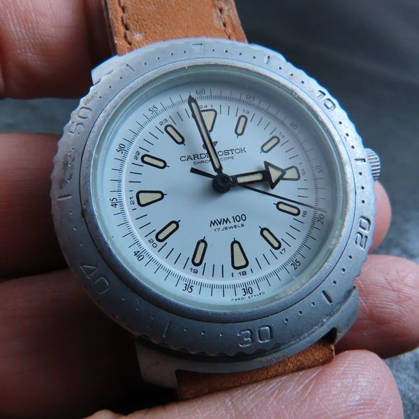 Russia Cardi Vostok Chronoscope MVM100 Manual Winding Men Watch ...