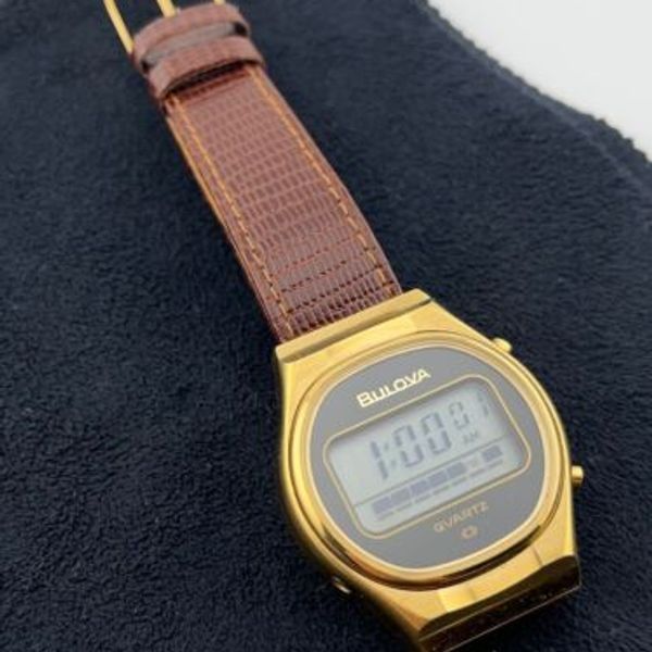 Bulova Quartz LCD Watch Vintage | WatchCharts Marketplace