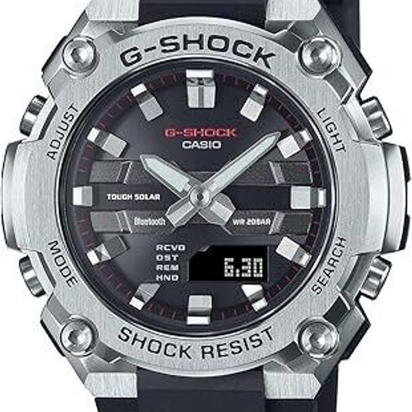 CASIO G-SHOCK GST-B600-1AJF G-STEEL Bluetooth Solar Watch Black Dial 42 ...