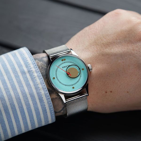 Rare Light-Blue Raketa Copernicus 1990s, Vintage Mens Watch | 40mm ...