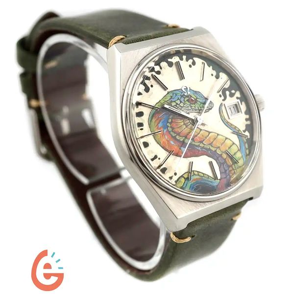 1979 Vintage Omega Seamaster Hand Painted Snake On Omega Dial (LIMITED ...