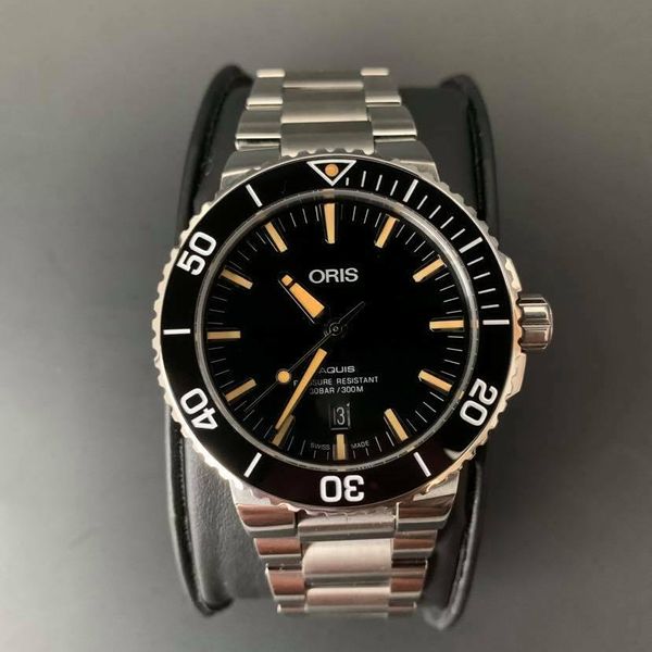 Oris Aquis Date Automatic Swiss Men's Watch 0173377304159-0782405PEB | WatchCharts Marketplace