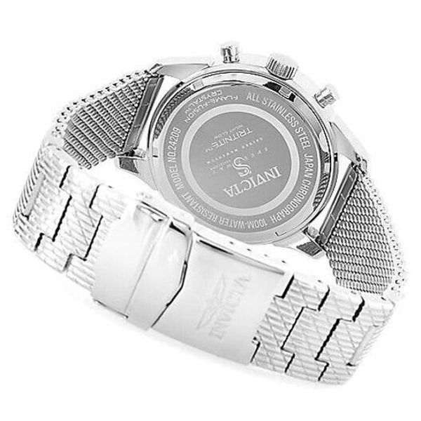 Model 24209. Invicta 45mm Speedway Quartz Chronograph Mesh Stainless ...