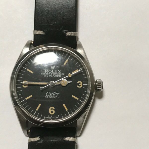 Rolex explorer Cartier ultra rare vintage in excellent condition ...