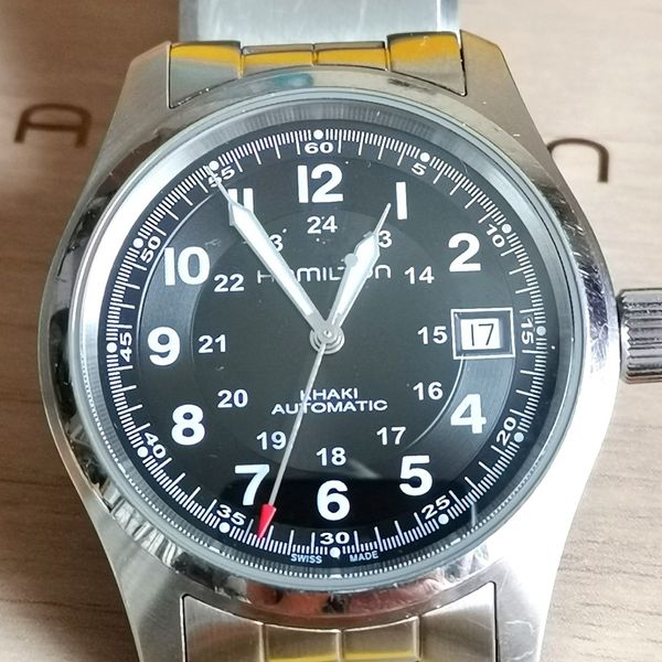 Hamilton Khaki Field Automatic Men's Watch 38mm H704450 Excellent ...