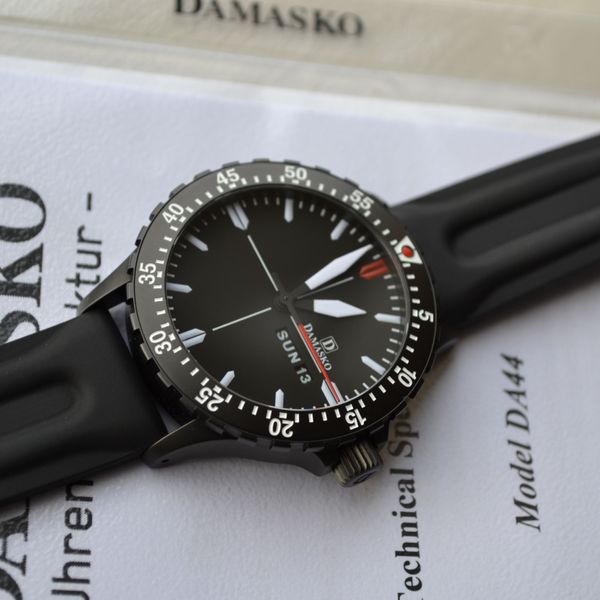 FS: Damasko DA44 Black with Damasko rubber strap | WatchCharts Marketplace