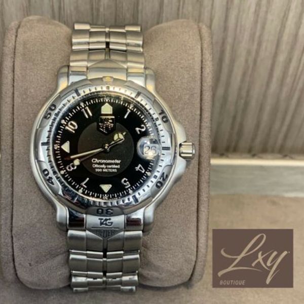 TAG HEUER 6000 Series Chronometer Automatic 200 Meters 33mm Black Dial ...