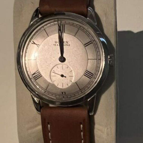 Rolex Marconi Overhauled 1910’s Vintage Men’s 37mm Wrist Watch ...