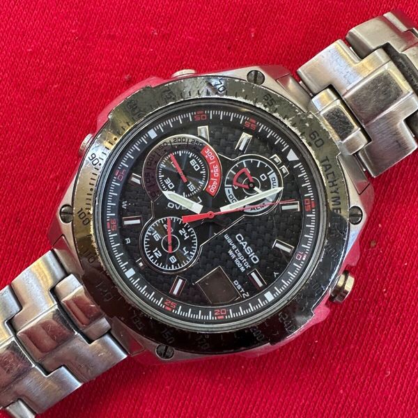 Casio Wave Ceptor WVQ-570 MENS WATCH 41MM | WatchCharts Marketplace