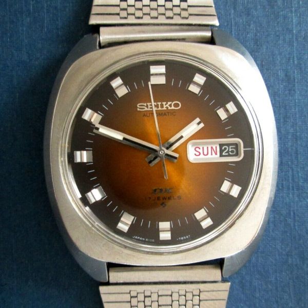 Seiko DX (Deluxe) 6106-7619 Vintage Automatic Men's Watch with 6119C Caliber | WatchCharts