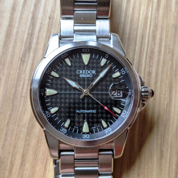 Credor Phoenix GCBR carbon fiber dial automatic | WatchCharts Marketplace