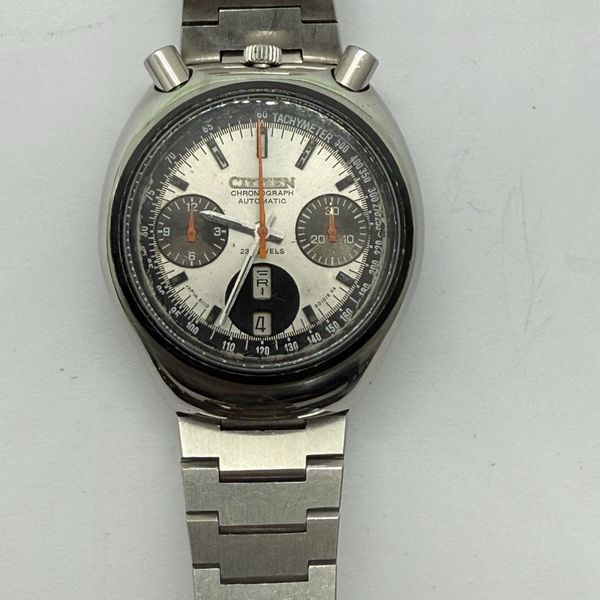 Vintage Citizen Bullhead Chronograph Automatic Cal:8110a Watch ...