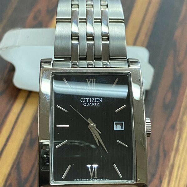 Citizen Stainless Steel Water Resistant Quartz Men's Watch 1012-s097738 ...