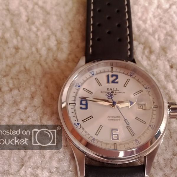 FS: Ball Fireman Racer, White Dial w/ blue | WatchCharts