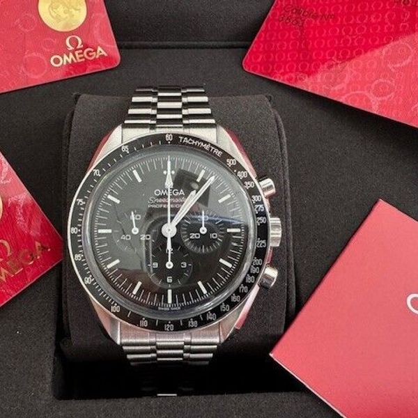 Omega Speedmaster Professional Moonwatch Hesalite 3861 Complete Set ...
