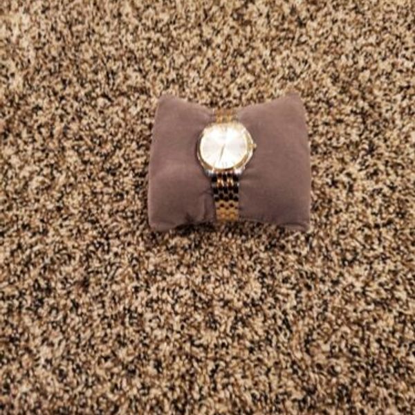 Bulova 98L259 Two Tone Silver Dial Women's Dress Watch | WatchCharts ...