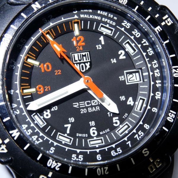 Mens 46mm Luminox Recon Point Man Series 8800 LM8822.MI 200M Navigation Watch | WatchCharts ...
