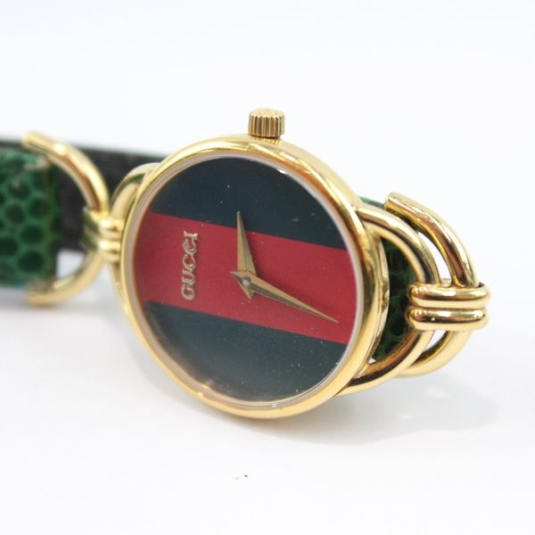 Womens Gucci 6000.2.L Gold Tone Watch Quartz Working | WatchCharts ...
