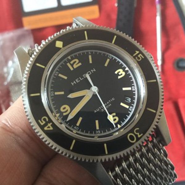 Helson Skindiver Orange markers date | WatchCharts