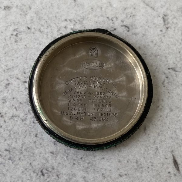 1939 Rolex Oyster Junior Sport 2784 Sub Seconds RARE PATENT PENDING ...