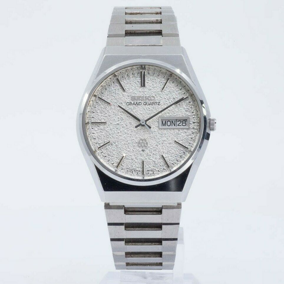 VINTAGE SEIKO GRAND QUARTZ 9943-8020 Mens Watch JAPAN SERVICED ...