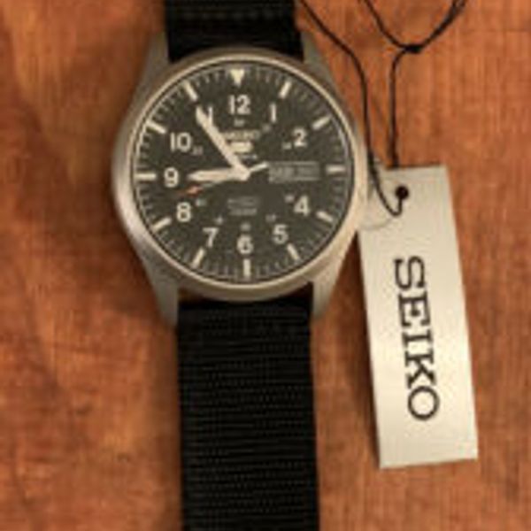 Seiko 5 Sports Men's Black Watch - SNZG15 | WatchCharts Marketplace