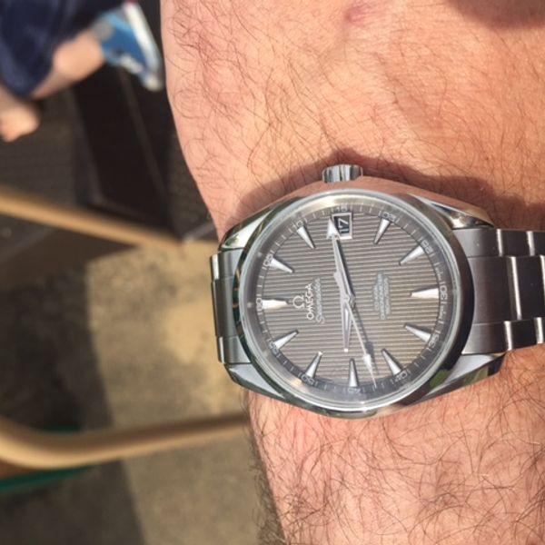 Omega Aqua Terra 8500 Grey Dial | WatchCharts Marketplace