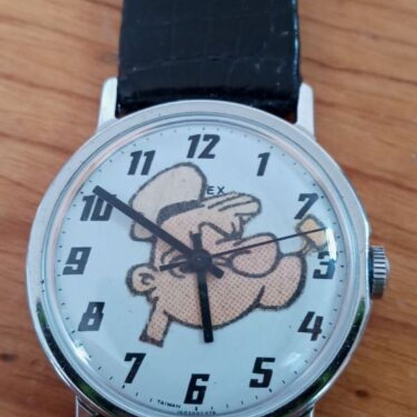 VINTAGE 1970s Timex POPEYE mechanical watch RUNS ! | WatchCharts ...
